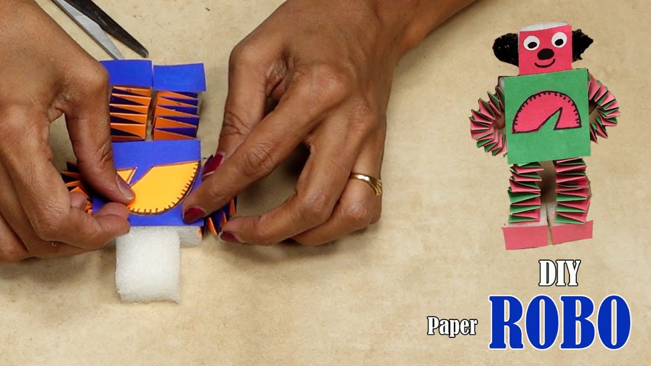 DIY Paper Robo | Easy Paper Craft for Kids | Fun Robot Making | ToneDIYMadeEasy | - YouTube