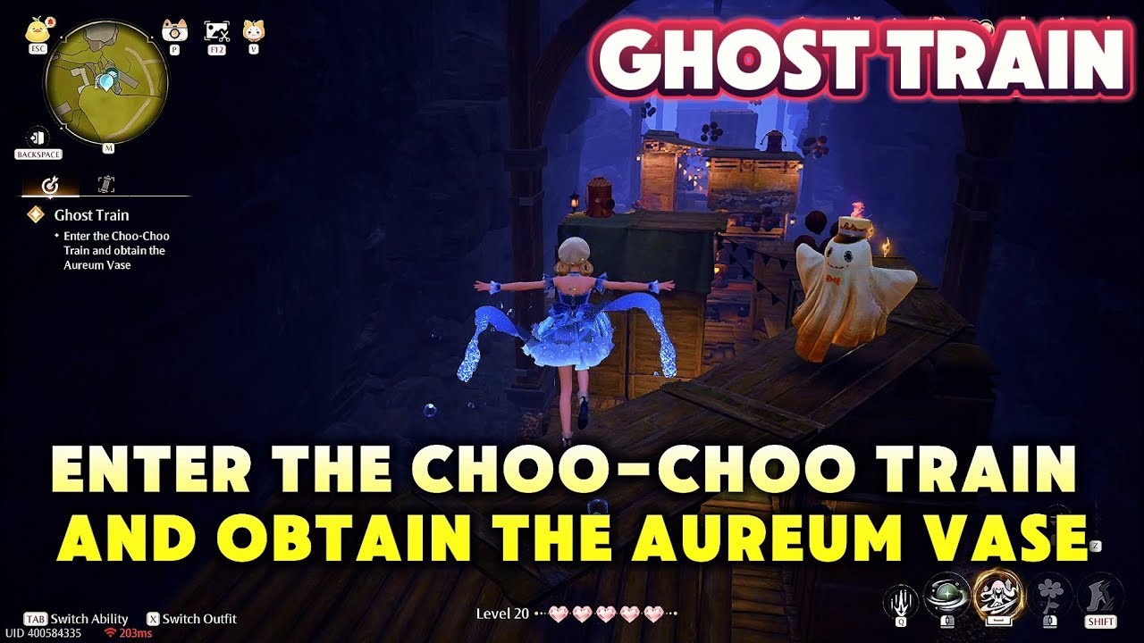 Enter the Choo-Choo Train and Obtain the Aureum Vase | Infinity Nikki ...