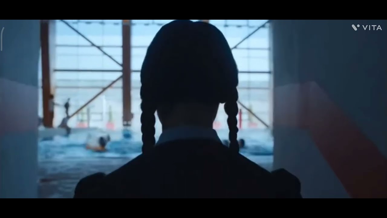 wednesday addams piranha pool scene. My favorite 😃😃 ️ ️ - YouTube