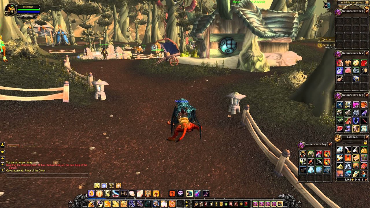 Quest 957: Favor of the Gronn (WoW, human, paladin) - YouTube