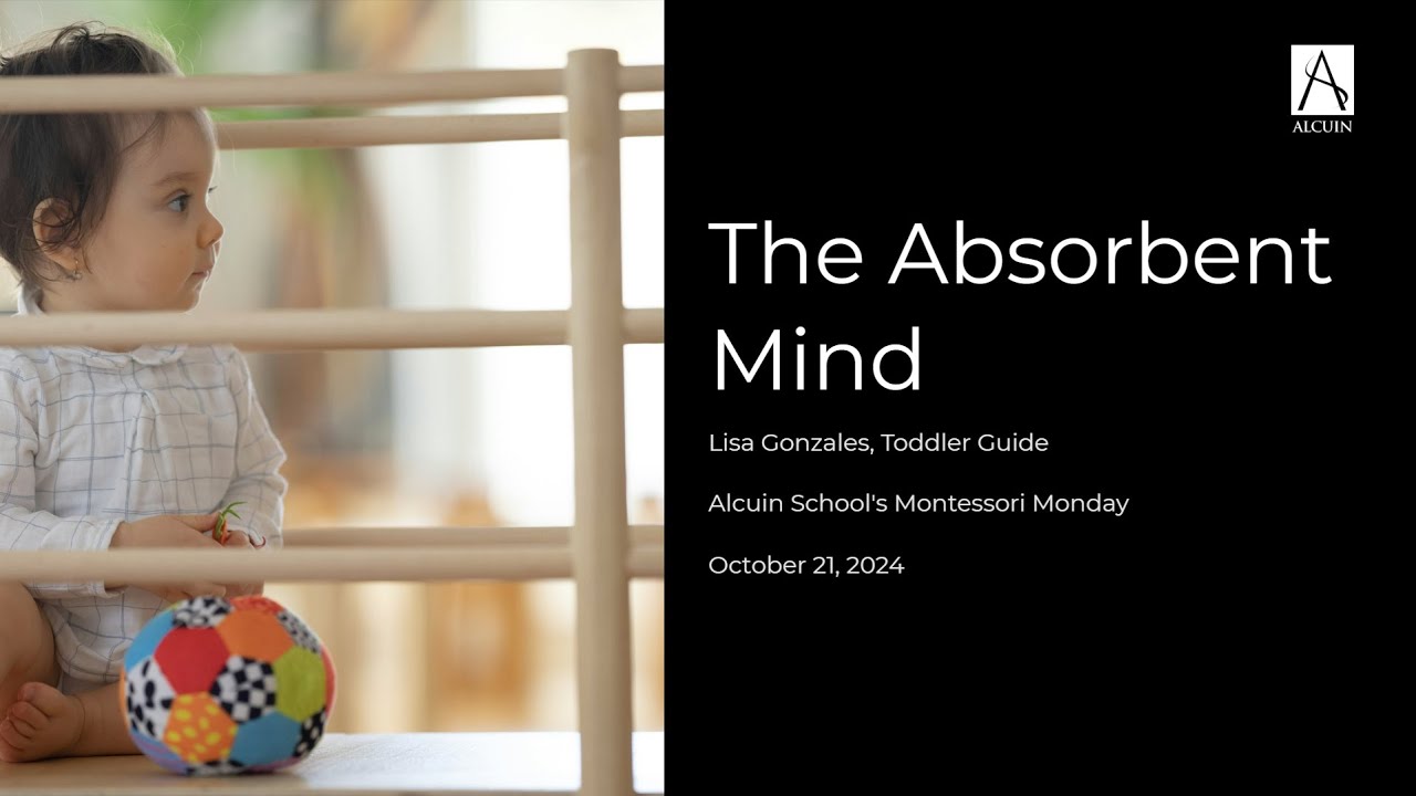 MONTESSORI MONDAY: The Absorbent Mind - YouTube