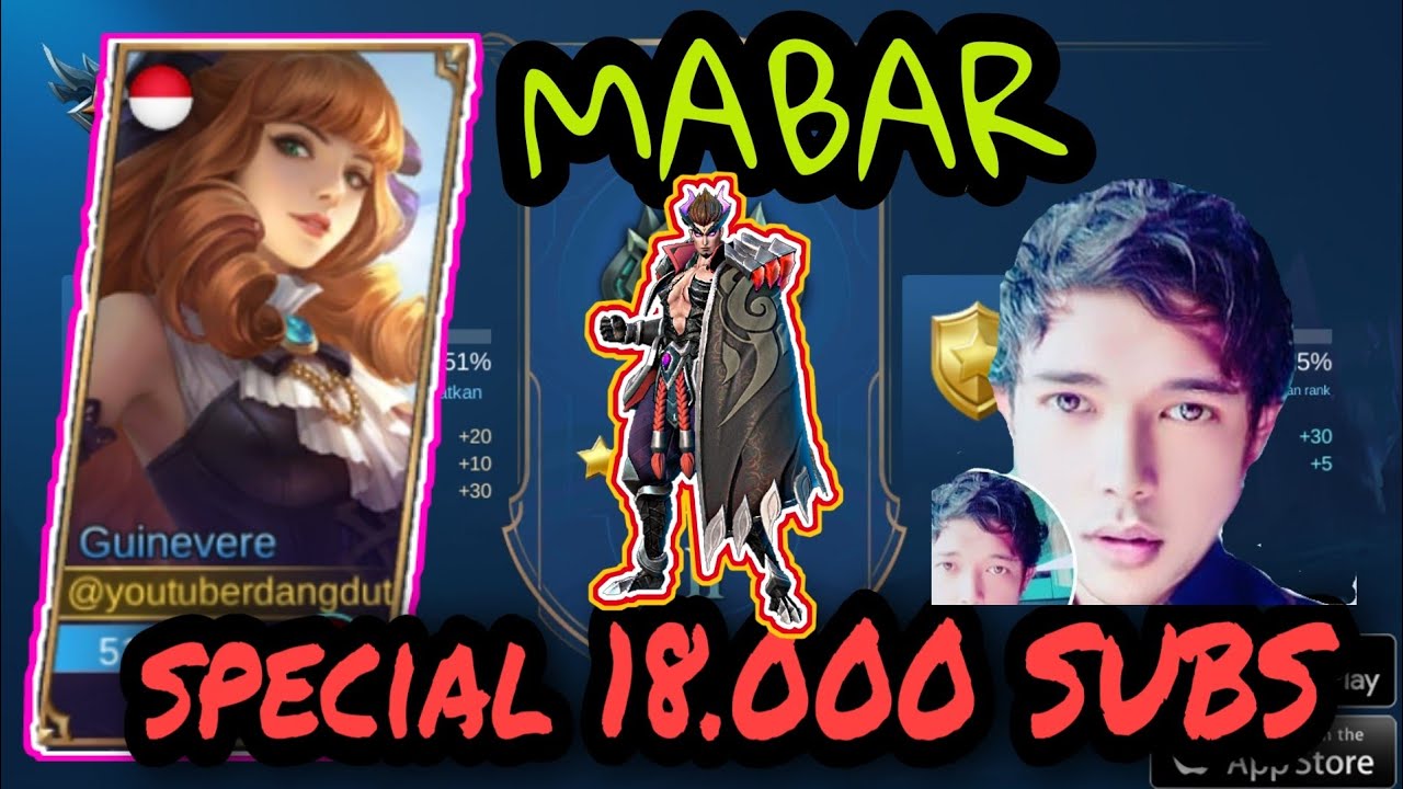 🔴LIVE MABAR SPECIAL 18K SUBCRIBERS #1 | Mobile Legends: Bang Bang - YouTube