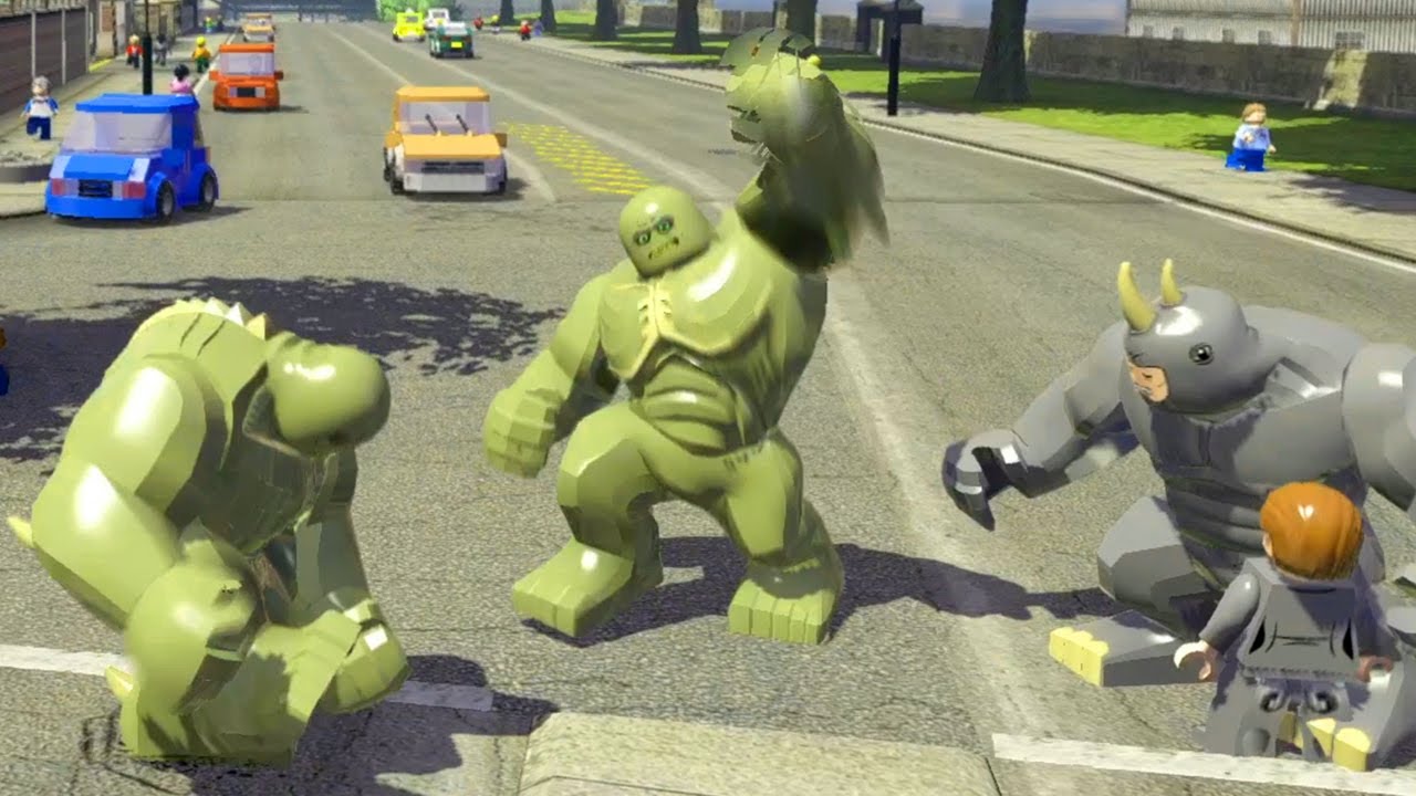 Abomination vs. Abomination vs. Rhino in LEGO Marvel Superheroes - YouTube