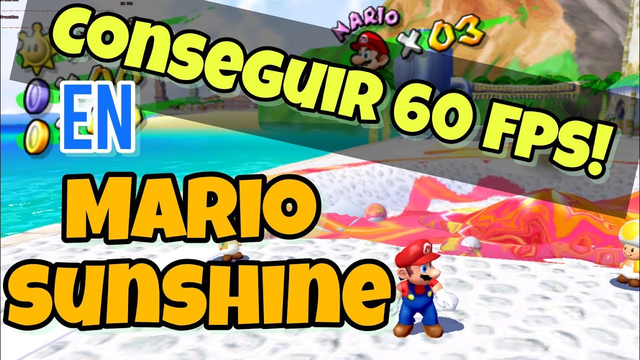 Cómo poner super mario Sunshine a 60 fps - YouTube