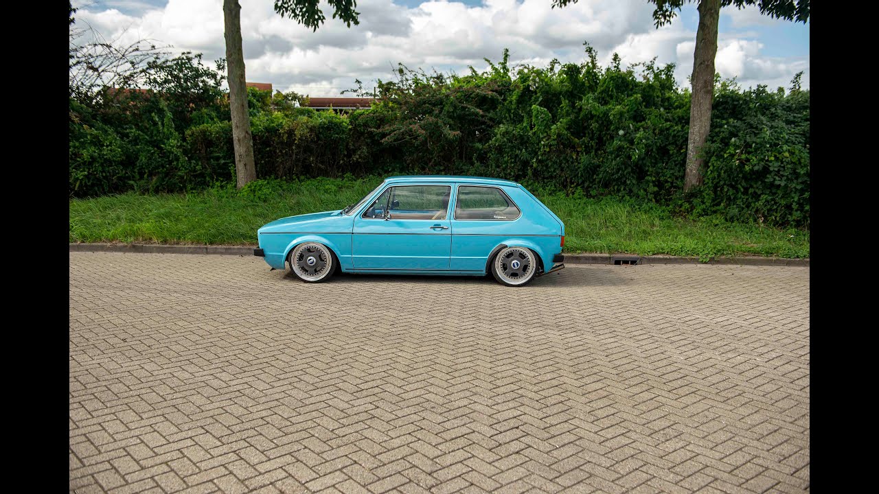Volkswagen MK1 Golf Miami Blue - YouTube