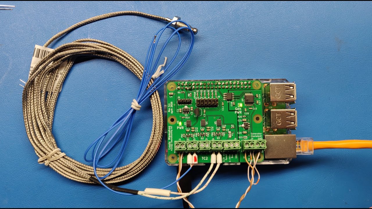 RPI Thermocouple/Serial Board Assembly - YouTube