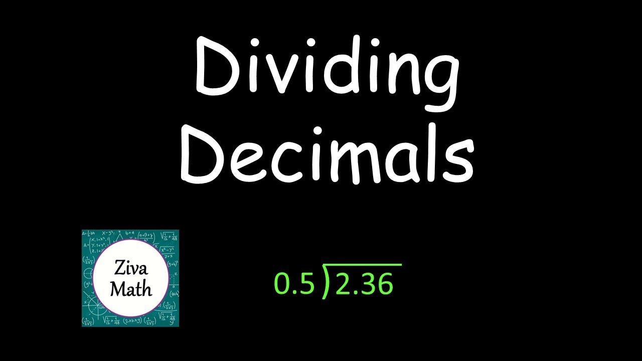 Dividing Decimals | How to Divide Decimals - YouTube
