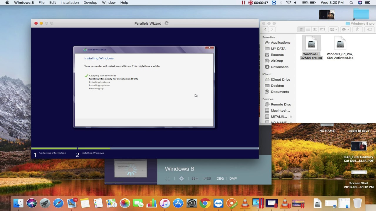 apple laptop is windows 10 /8/ 7 64bit 32bit parallels desktop setup ...