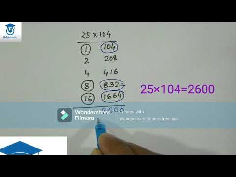 Egyptian Multiplication Method - Delgadoedu - YouTube