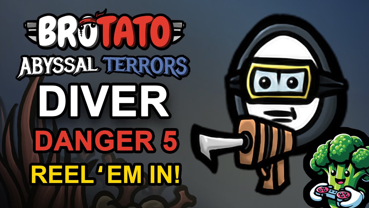 Diver DANGER 5 GUIDE | Abyssal Terrors DLC | Brotato | The Abyss ...