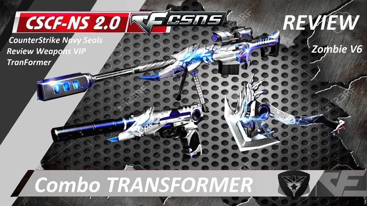 CF Ares | Combo Barret M82A1+USP+AXE TRANSFORMER So cools ! Zombie V6 ...
