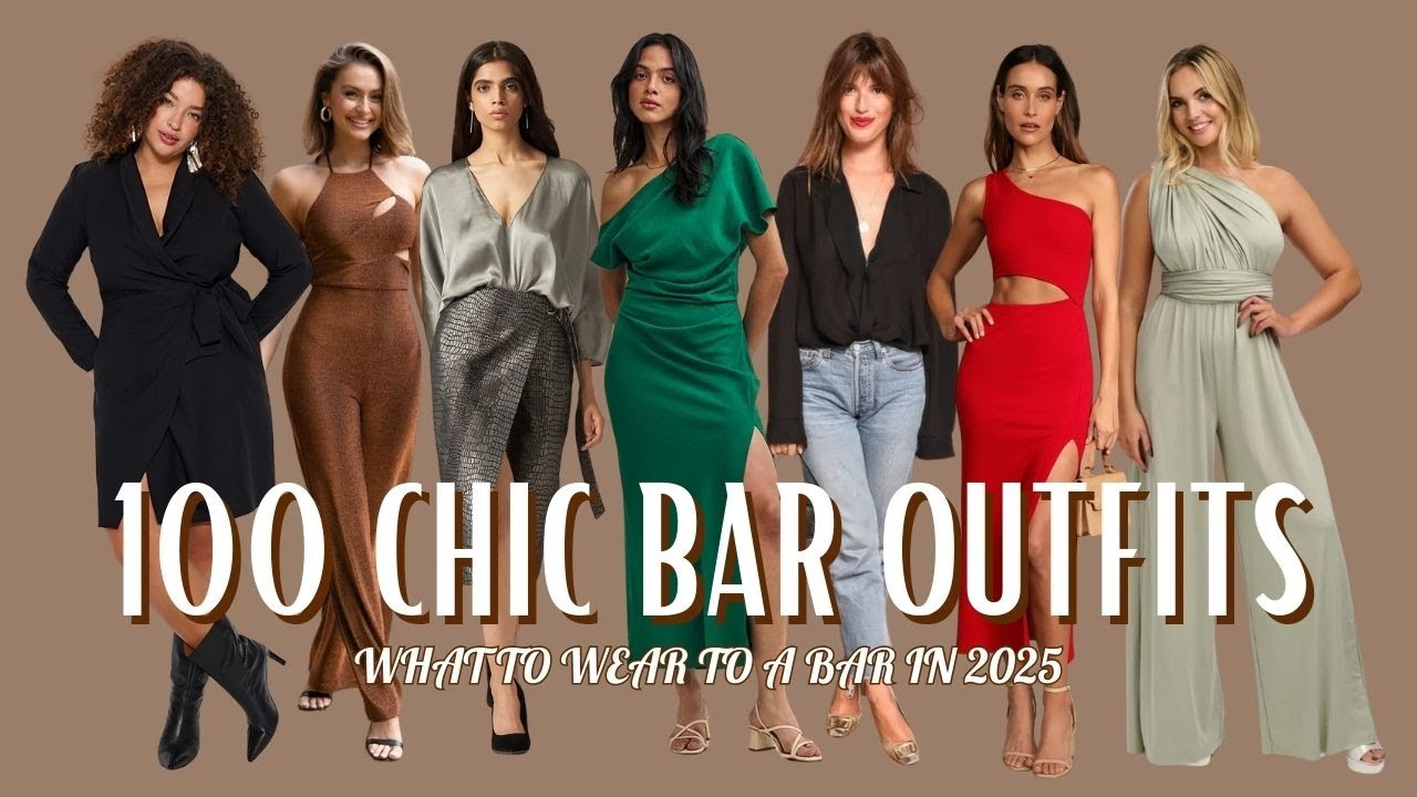 100 Chic Bar Outfit Ideas for Women: What to Wear to a Bar in 2025 ...