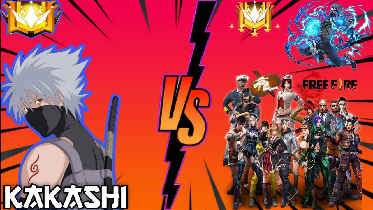 🥰Free fire Solo Rank push //Kakashi gaming//Kakashi game play, but ...