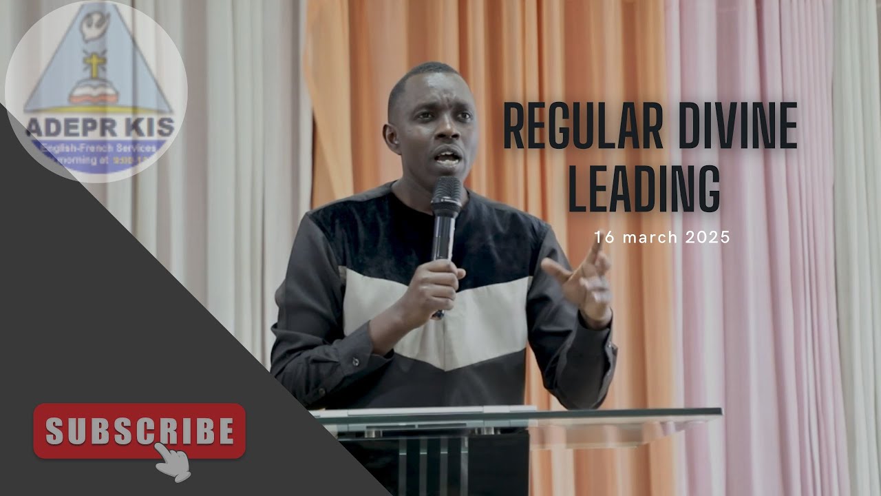REGULAR DIVINE LEADING by DC Marcel NDAHAYO - YouTube