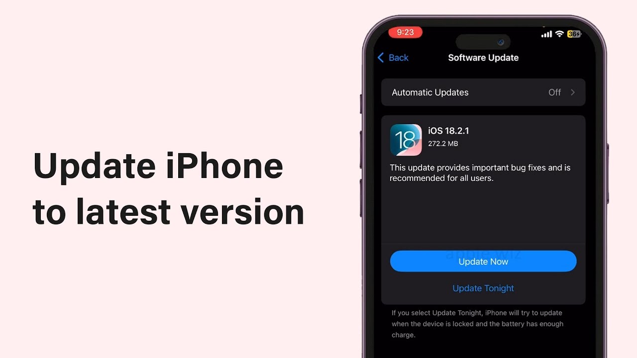 How To Update iPhone To Latest Version 2025 | Keep iOS Up-to-date - YouTube