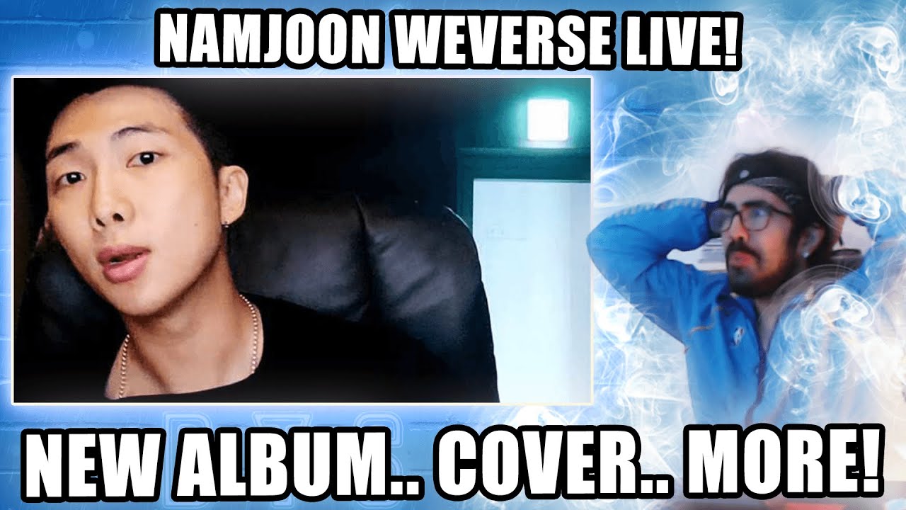 Namjoon Weverse Live Talking about his Album and Covers & more! RM BTS ...