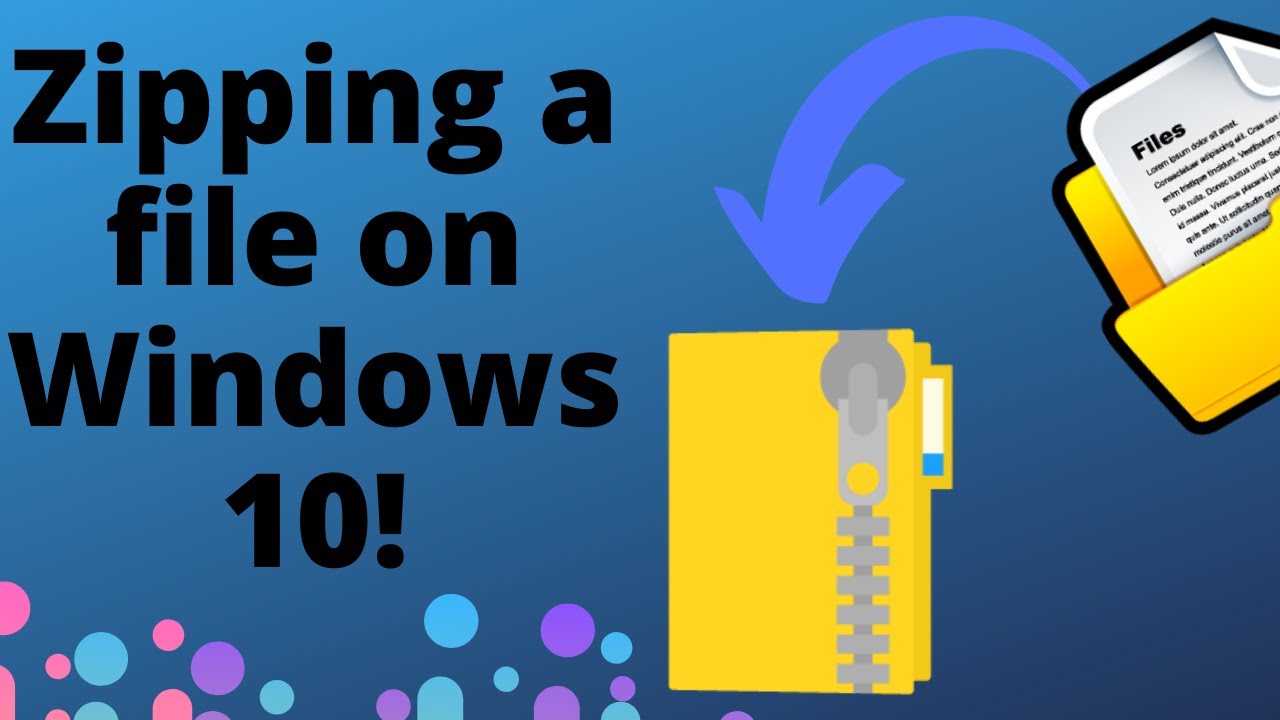 How To Zip A File On Windows 10 2020 YouTube how-to-zip-a-file-on-windows-10-2020-youtube