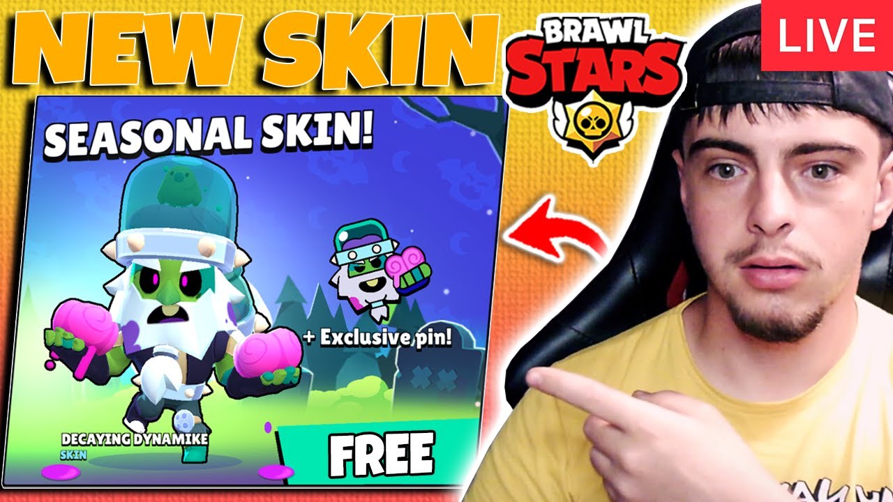 🔴[LIVE] CUMPAR NOUL SKIN DIN NOUL UPDATE DE HALLOWEEN | BRAWL STARS ...