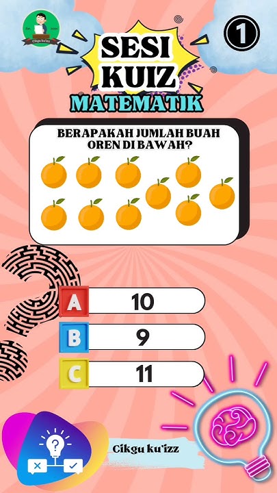 Matematik👀 Operasi Tambah 🤔 Sesi Kuiz (No.18) #quiz #maths #matematik #matematika #games # ...