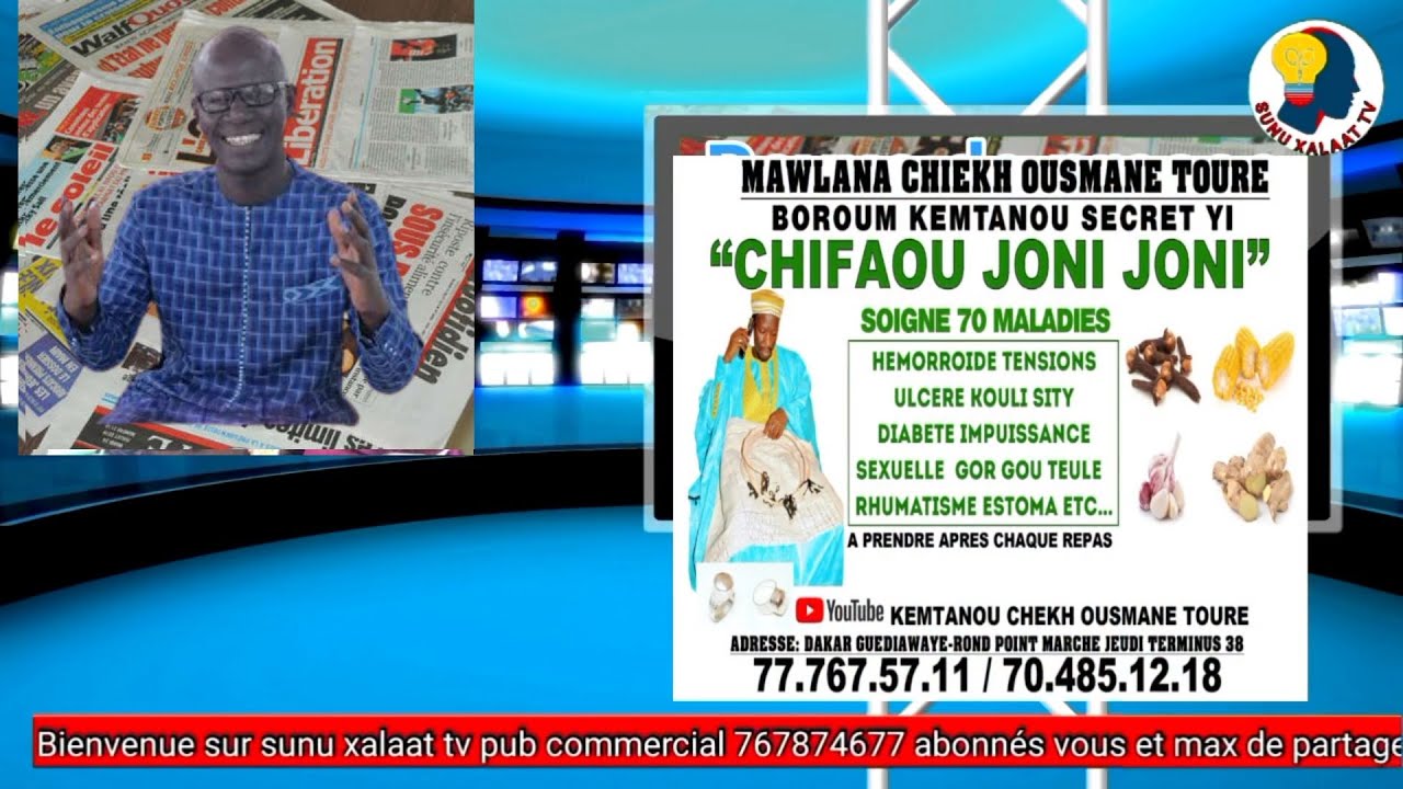 Revue De Presse Walf Fm Wolof Oumar Boune Khatab Gueye Du Samedi 25