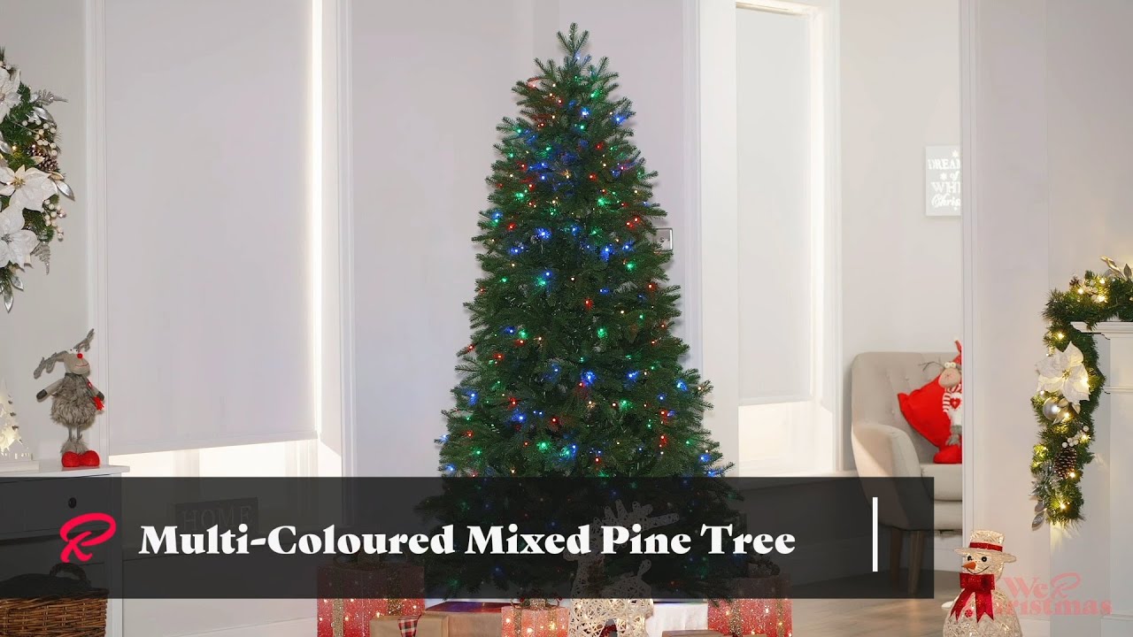 Multi Coloured Mixed Pine Tree WRC 9198 - YouTube