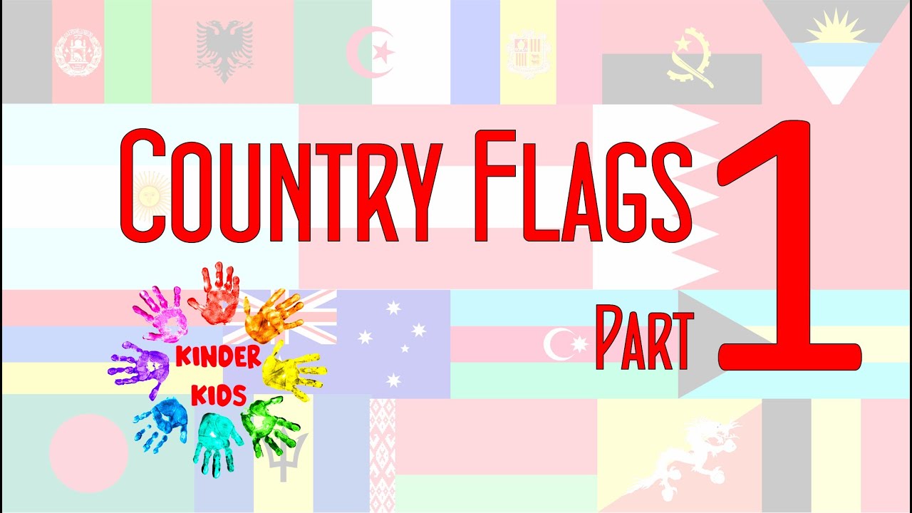 COUNTRY FLAGS OF THE WORLD | Alphabetical list of countries | KINDER ...