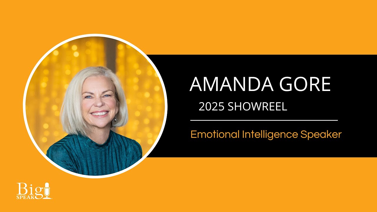 Amanda Gore - Emotional Intelligence Speaker - 2025 Showreel - YouTube