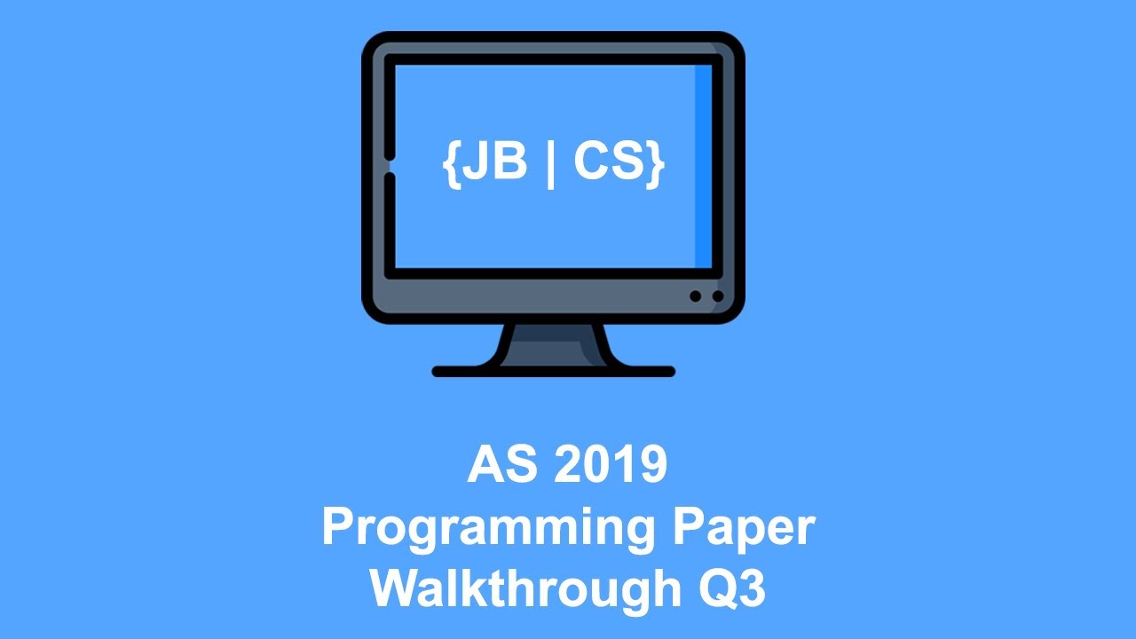 AS 2019 Paper 2 Exam Walkthrough Q3 - YouTube