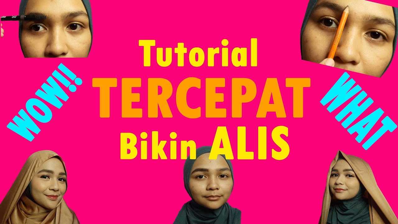 TUTORIAL BIKIN ALIS CEPAT DAN EFISIEN! pake pensil alis Viva Queen ...