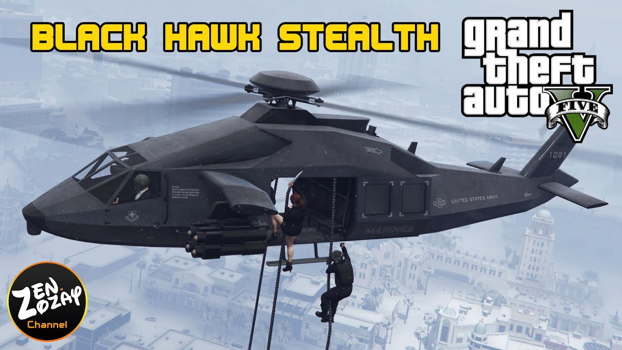 ฮ.ใหม่ โรยตัวได้ หายตัวได้ Stealth Annihilator - GTA V Online - YouTube