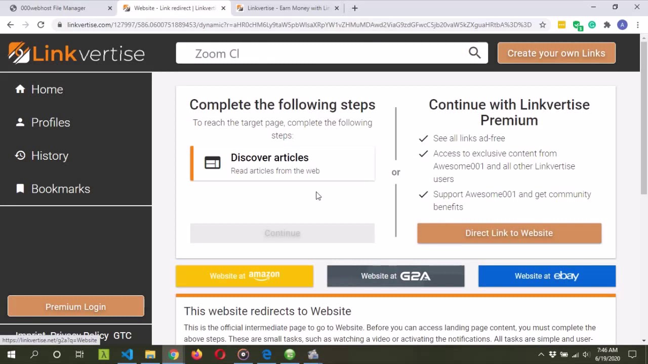 How to monetize your website with linkvertise. - YouTube