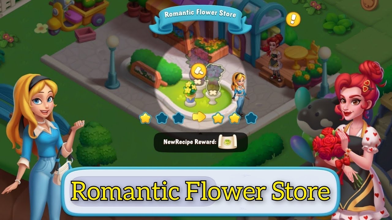 Merge Cove - Magic || Upgrade Romantic Flower Store - YouTube