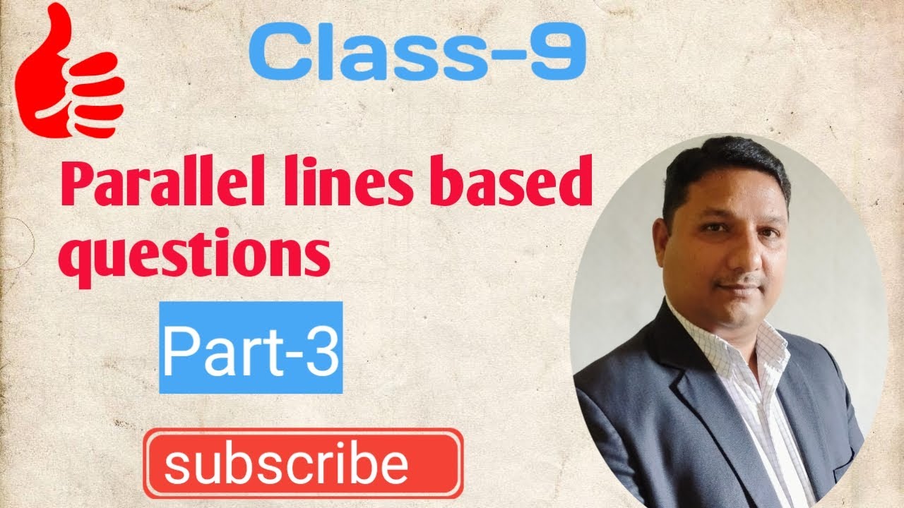 Parallel lines based questions. - YouTube
