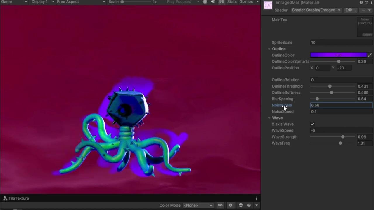 2D Status Effect Aura Shader (Unity) - YouTube