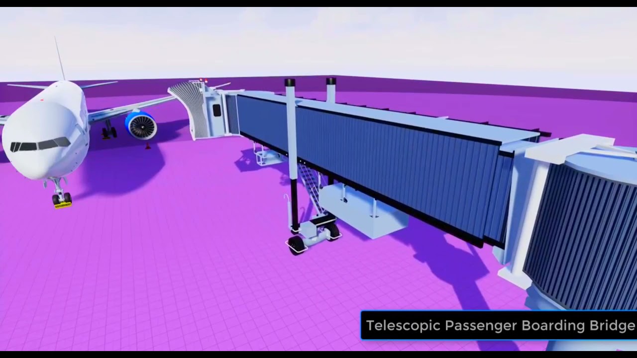 Telescopic Passenger Boarding Bridge | Airport | Apron | Airside ...