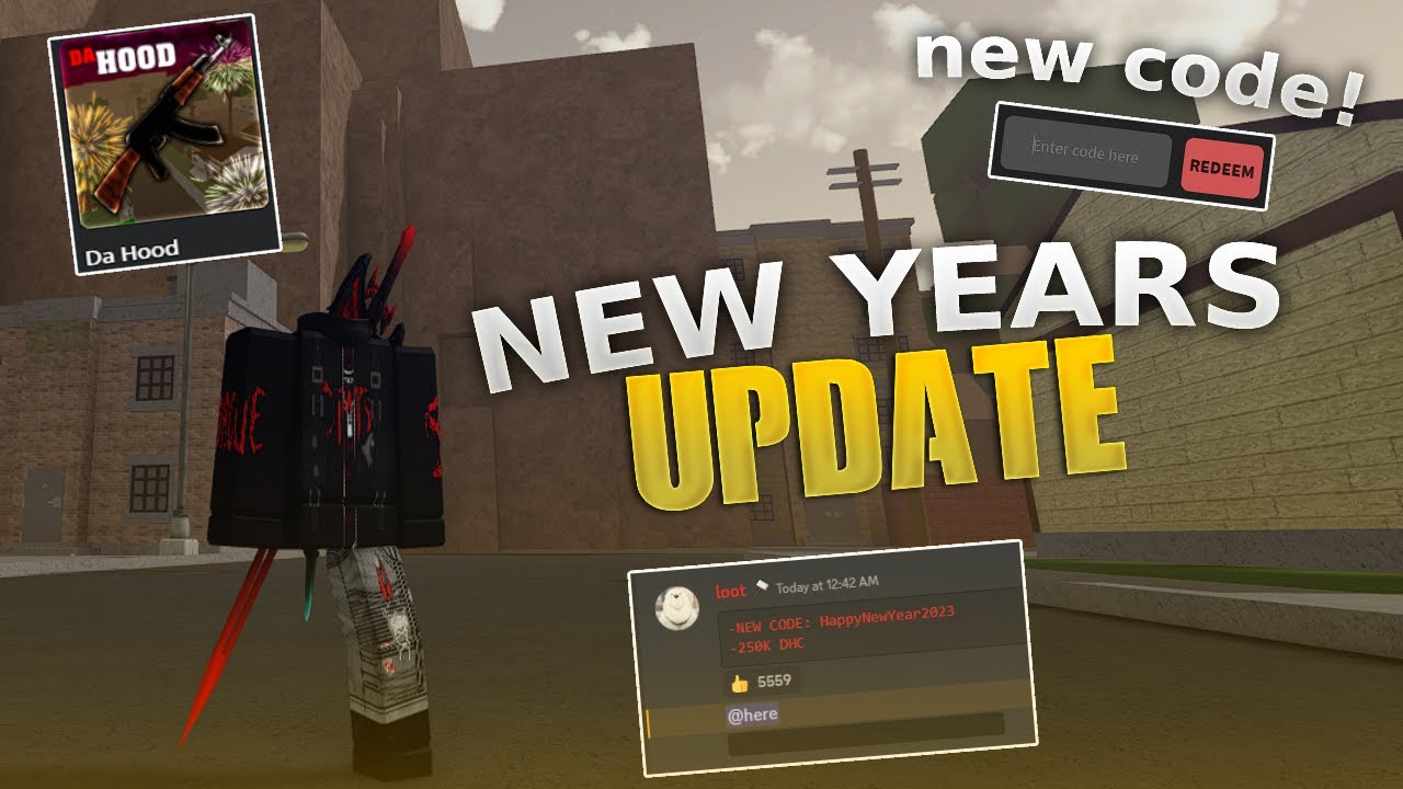 Da Hood New Years Update... (Unban Wave + New Code) - YouTube
