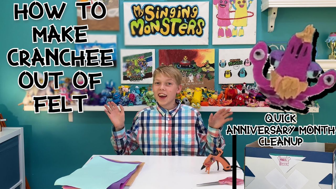 How to Make Cranchee out of Felt // Carter's World - YouTube