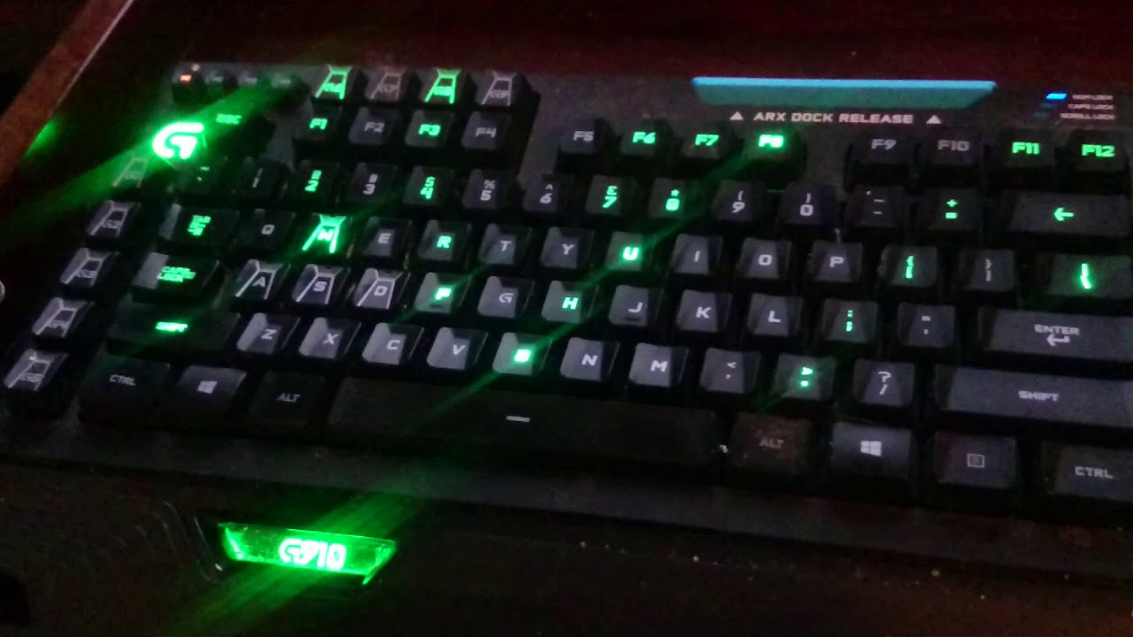 logitech g910 mechanical keyboard - YouTube