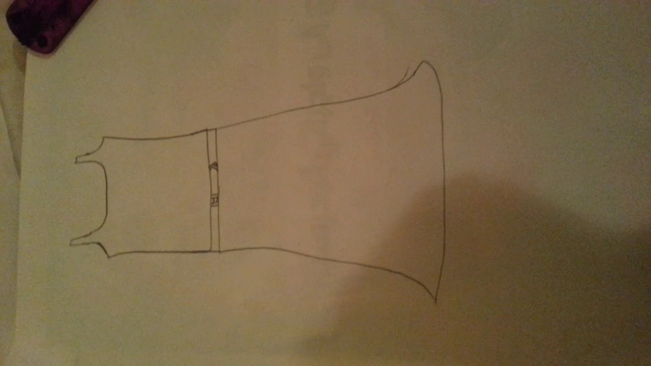 Comment dessiner une robe ♥♡ - YouTube