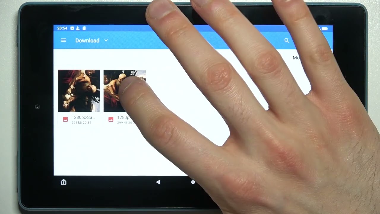 How to Transfer Files on AMAZON Fire 7 - Move Files - YouTube