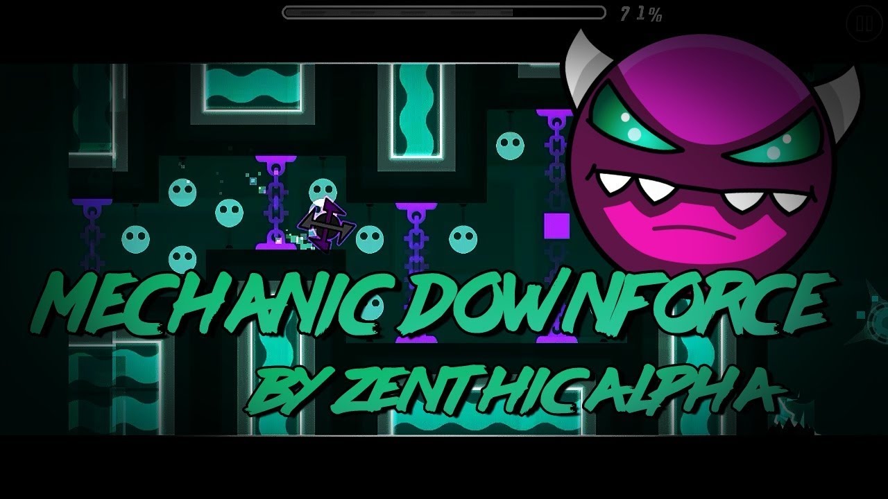 Geometry Dash [2.11] Mechanic Downforce By ZenthicAlpha (Medium Demon ...
