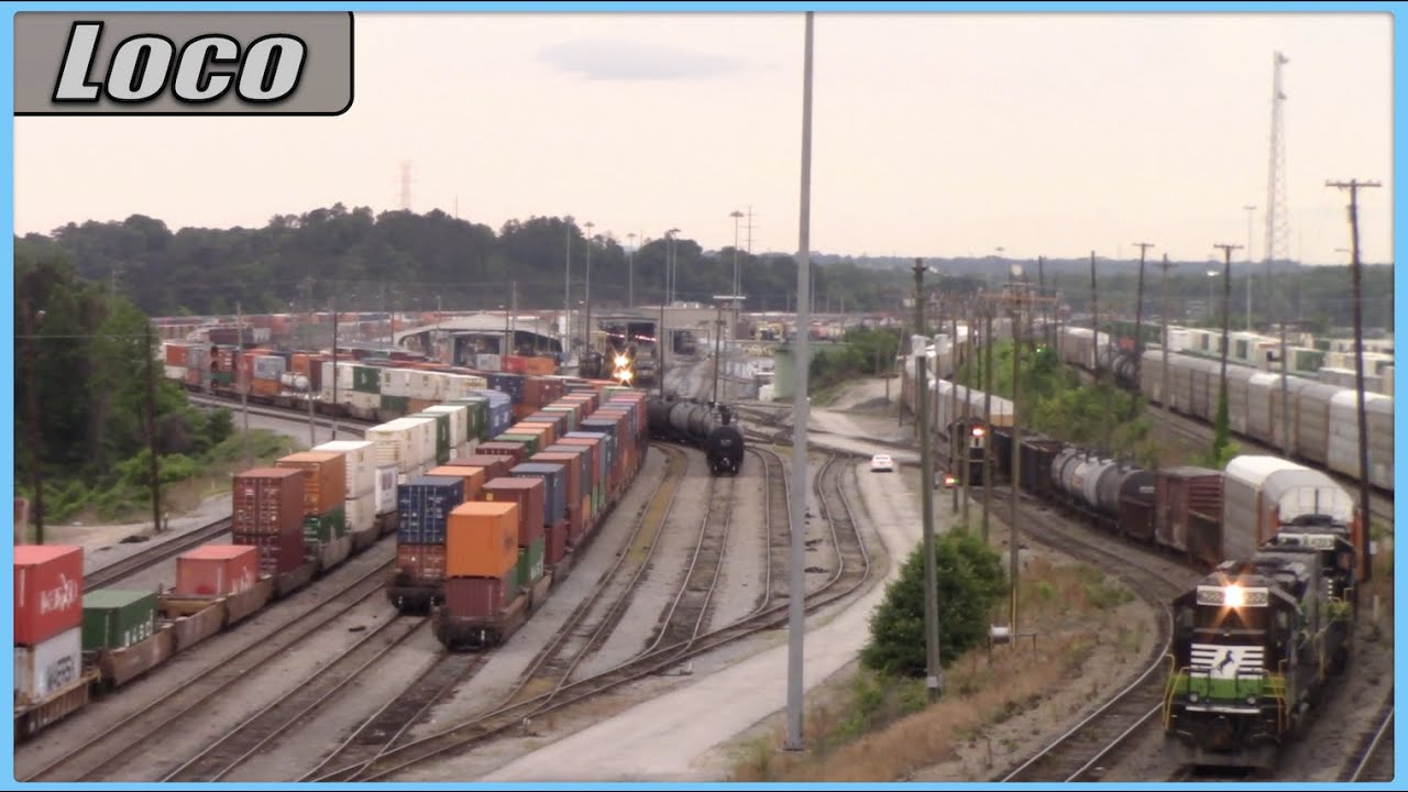 Visiting the MASSIVE Norfolk Southern Inman Yard in Atlanta, GA! - YouTube