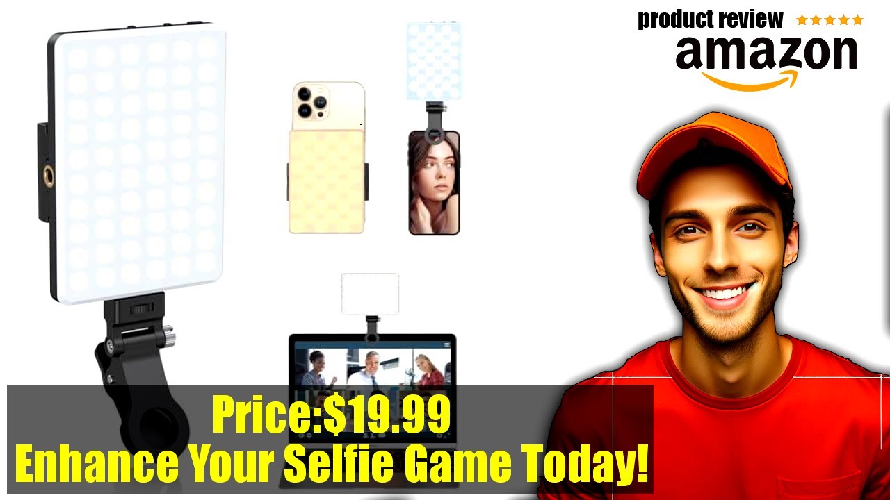 Buy Selfie Light, Phone Light with Front Back Clip, 60 LED Portable ...