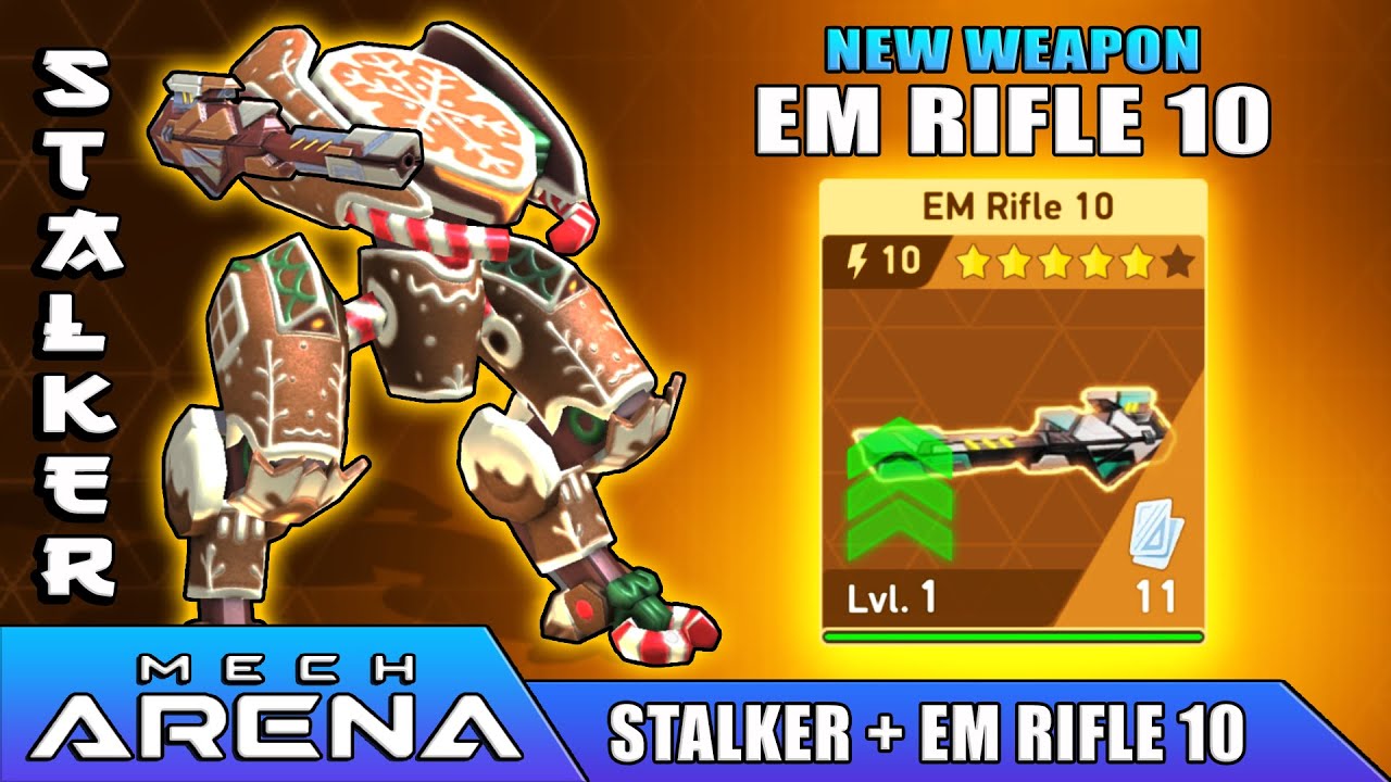 NEW : EM Rifle 10 Gameplay - MECH ARENA 😂 - YouTube