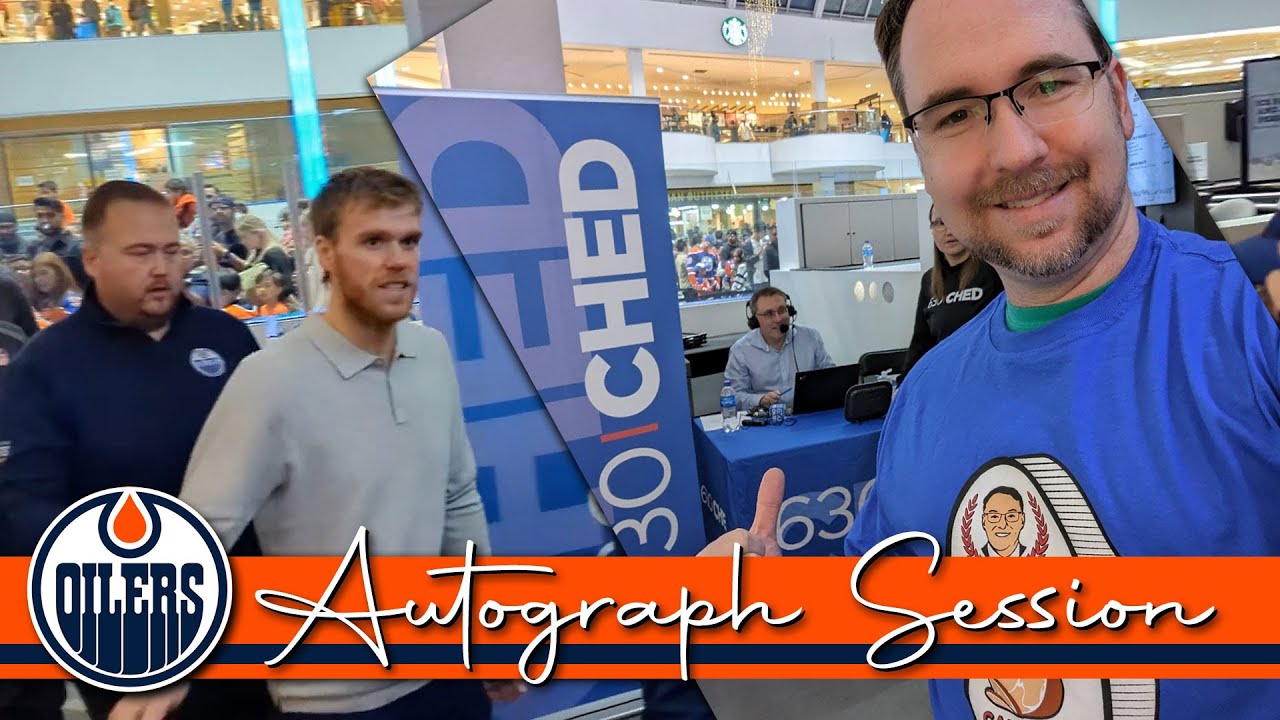 Oilers Autograph Session at WEM on 630 CHED with Reid Wilkins' Inside ...
