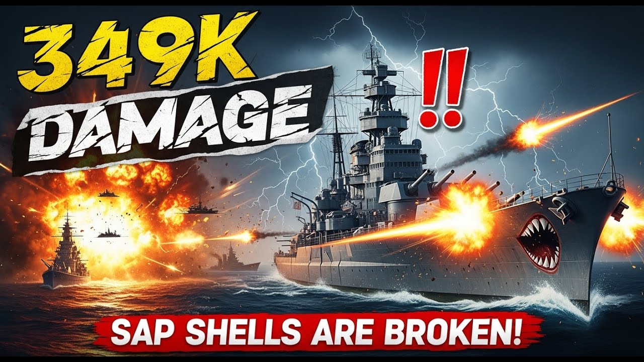 SAP Shells with light Cruiser! Melting Enemy HP - YouTube
