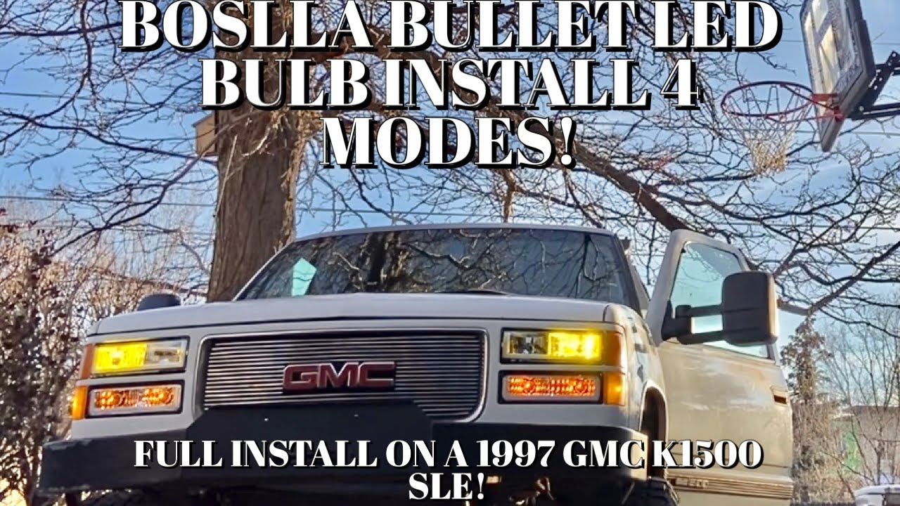 BOSLLA LED BULB INSTALL 4 MODES! YOU NEED THESE HEADLIGHTS! - YouTube