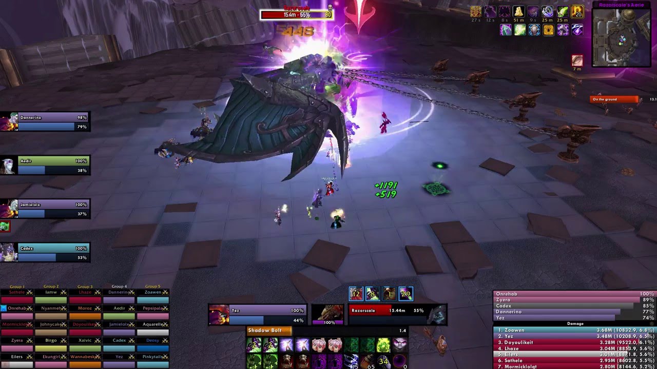 Infamous vs Razorscale 25 - Lordaeron Warmane - YouTube