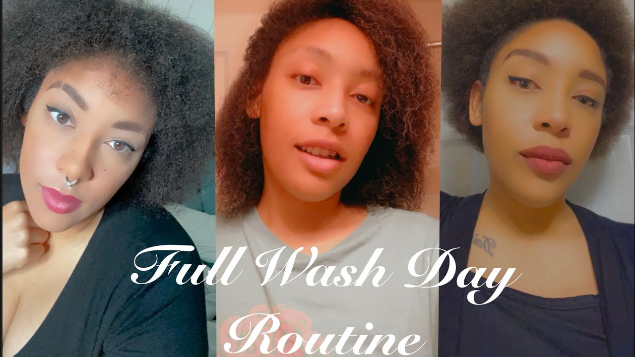 Wash Day Routine | Full Blow out, Hair maintenance, and Health talk ...