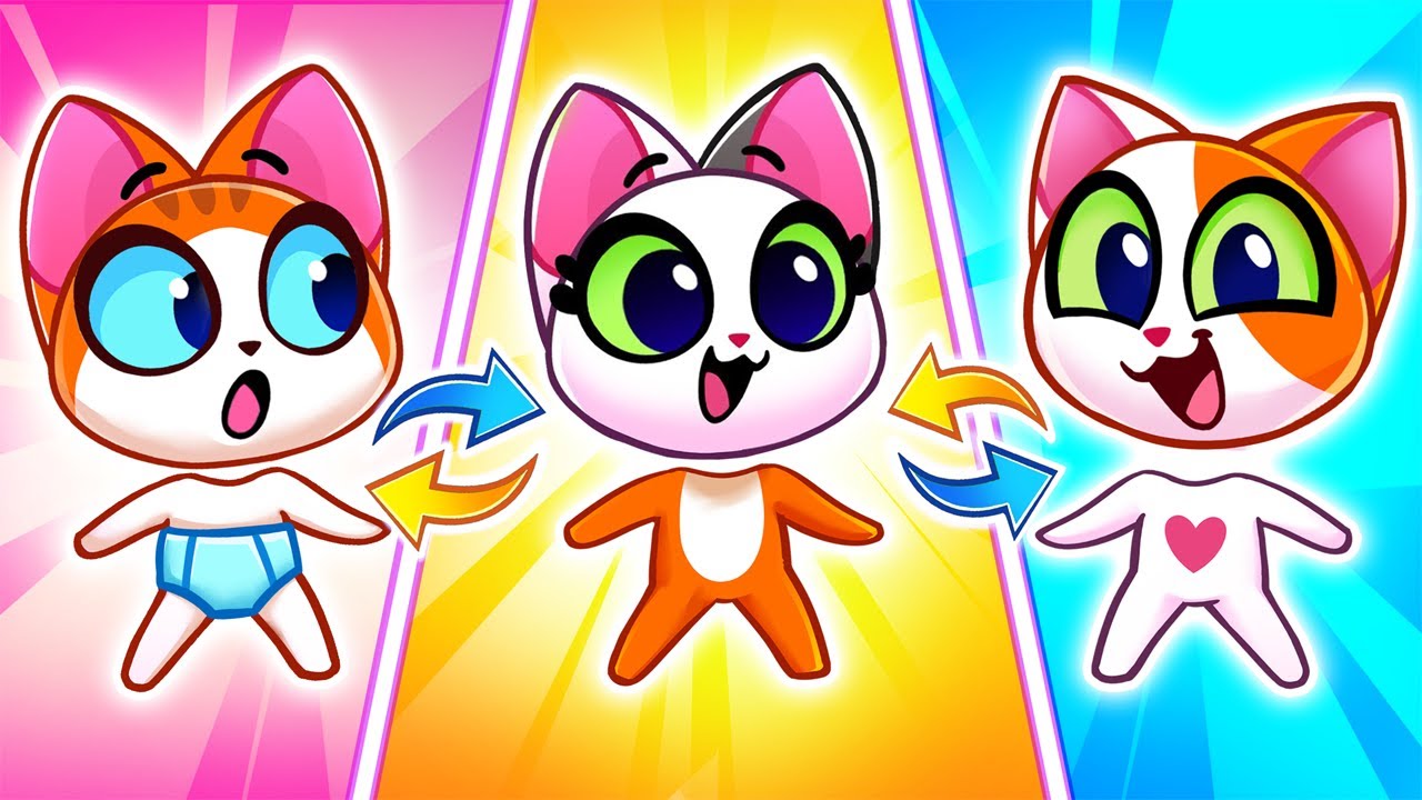 Where Are My Eyes? Where Is My Nose?!🙀 Learn Body Parts🌟Kid's Cartoon ...